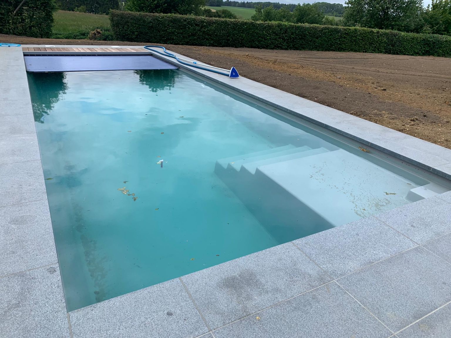 Photos piscines coques polyester vinylester Belgique